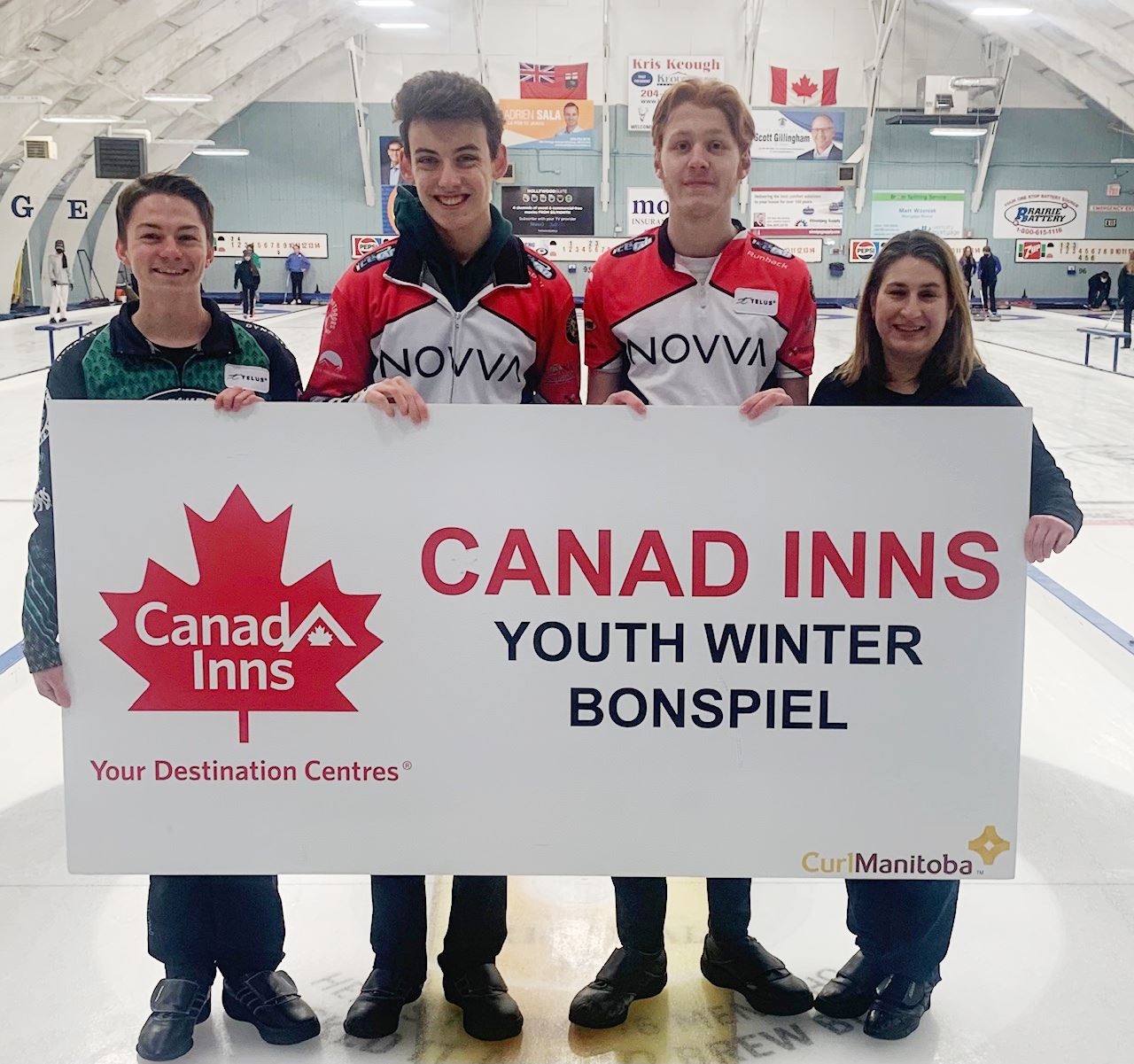 OSTROWSKY & WEST ST. PAUL TEAM WIN U-18 YOUTH BONSPIEL | thecurler.com